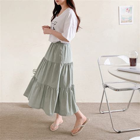 체형커버완벽 고급 캉캉 롱스커트 하객원피스 민트롱원피스 캉캉원피스 에이라인 여름롱원피스 하객롱스커트 에이블리