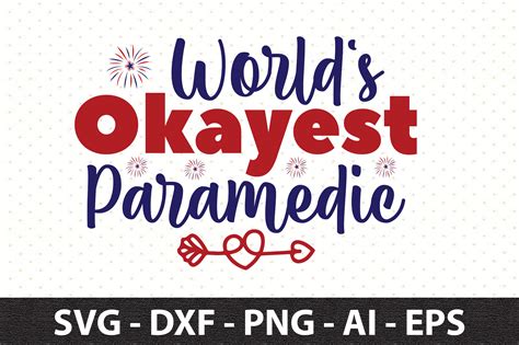 world s okayest paramedic svg by orpitaroy thehungryjpeg