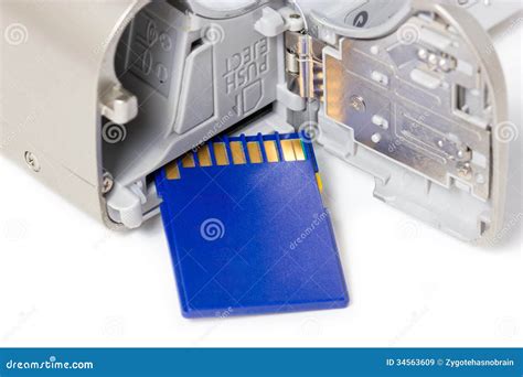 Digital Camera Memory Card Stock Image Image Of Close Leisure