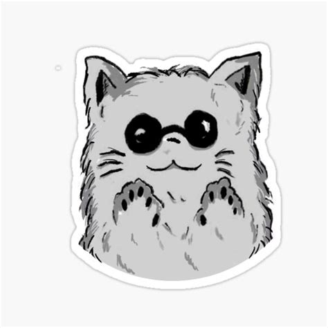 Gojo Cat Ver 2 Sticker For Sale By Dracopox Redbubble