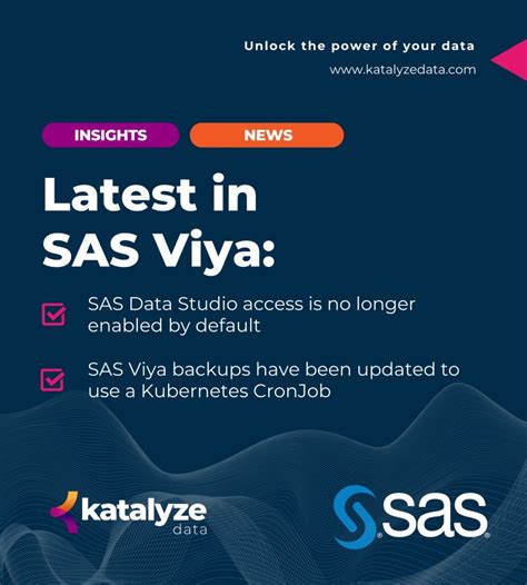 New Update On Sas Viya Backup Process Katalyze Data Formerly Amadeus
