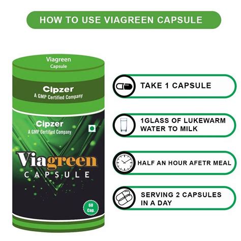 Herbal Sex Power Capsules Men Viagreen Capsule At ₹ 2449 Bottle
