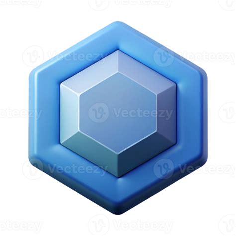 Wonderful Distinctive Geometric Hexagon Shape Symmetrical Design Clean Lines Flat Color With