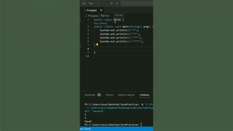 Print The Pattern Of Star ⭐ Shorts Ytshorts Java Javaprogramming