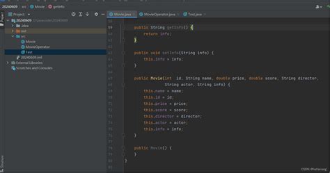 JAVASE面向对象编程综合案例 模仿电影信息系统 展示系统中的全部电影 每部电影展示 名称 价格 允许用户根据电影编号 id 查询出 CSDN博客