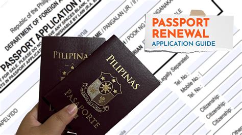 Paano Mag Renew Ng Passport Requirements And Application Process Philippine Beach Guide