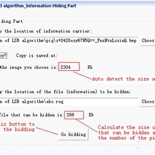 Interface Of Information Hiding Subsystem Download Scientific Diagram