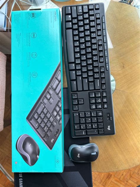 Logitech Wireless Keyboard Mouse Mouse Pad 電腦科技 電腦周邊及配件 電腦鍵盤及相關產品 Carousell