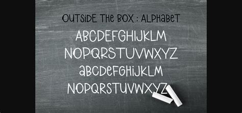 Outside The Box Font Font Canyon