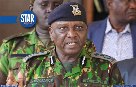 Abductions What Police Boss Kanja Said