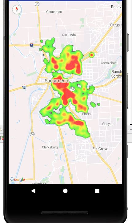 Android How To Remove Green Border From Google Heatmap Stack Overflow