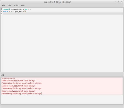 Getting Failed To Load Vapoursynth Script Library Please Set Up The Library Search Paths In