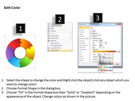 PowerPoint Process Business Circular Puzzle Ppt Slide