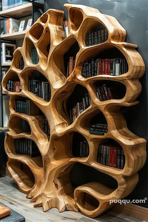 Tree Bookshelf Design Ideas Creative Storage Solutions Puqqu In 2024 Tree Bookshelf