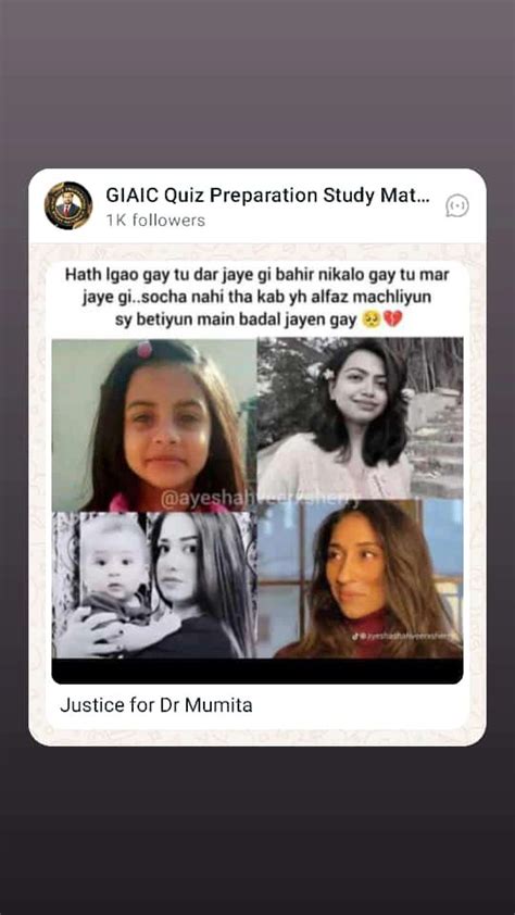 Justice For Dr Mumita Followers Highlight Muhammad Mubashir Saeedi