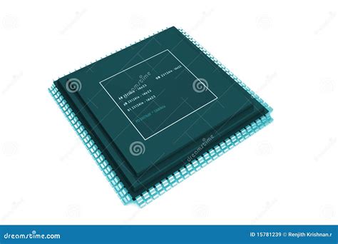 Semiconductor Stock Illustration Illustration Of Chip 15781239