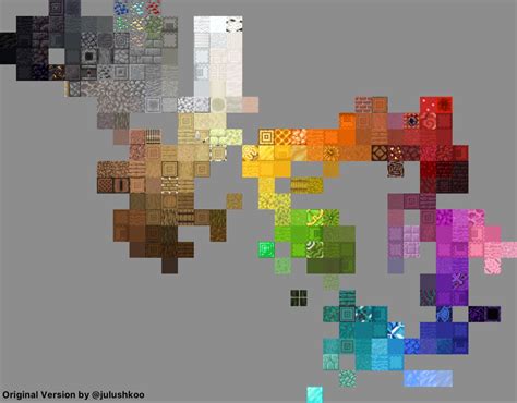 Colorful Minecraft Blueprints