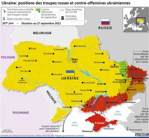 Annexions En Ukraine Que Représentent Les Cinq Régions Occupées Par La Russie
