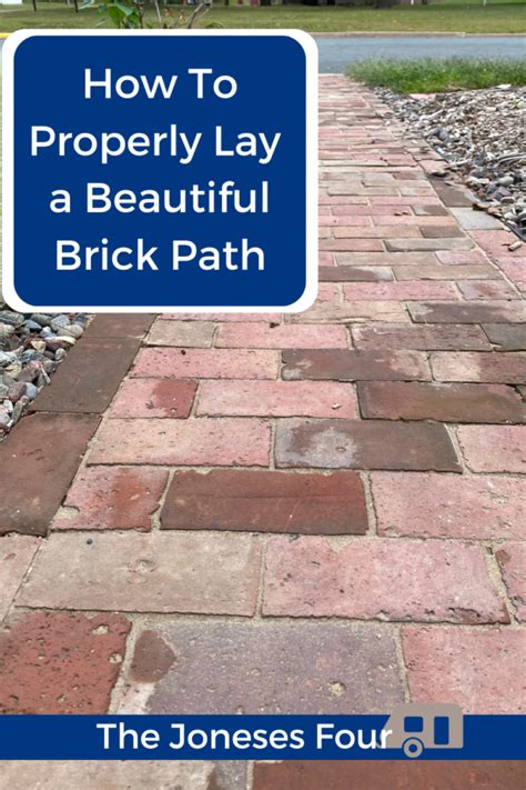 Diy How To Lay A Beautiful Brick Path