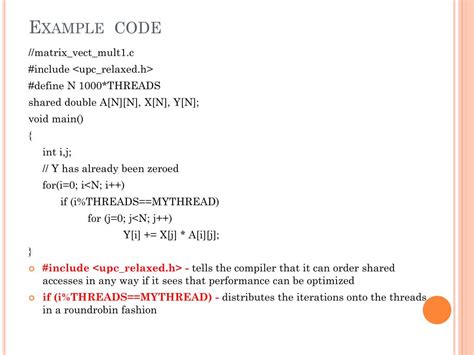 Ppt Unified Parallel C Powerpoint Presentation Free Download Id