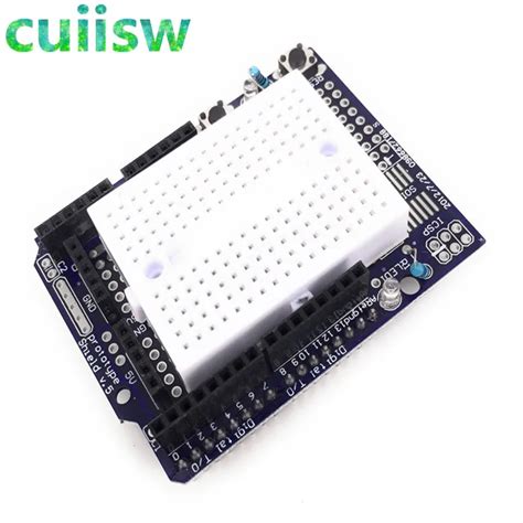 Uno R3 Protoshield Shield With Mini Breadboard Compatible For Arduino
