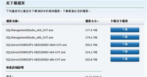 德瑞克：sql Server 學習筆記 下載與安裝 Sql Server 2008 R2 Service Pack 1sp1