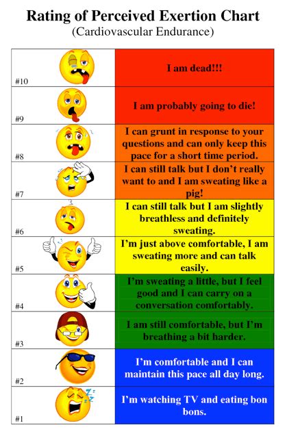 Rpe Scale Phoenix Concussion Recovery