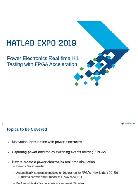 Power Electronics Hil Testing Using Simscape To Hdl Conversion Pdf Field Programmable Gate