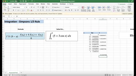 Simpsons 13 Rule In Excel Youtube