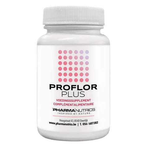 Pharmanutrics Proflor Plus 60 Capsules Pharmamarket