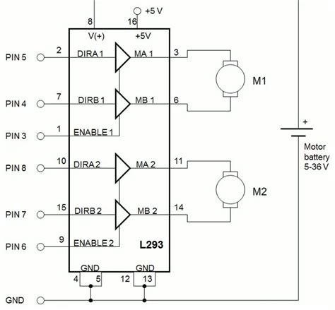 Dc Motor Interfacing With 8051 Using L293d And L298n