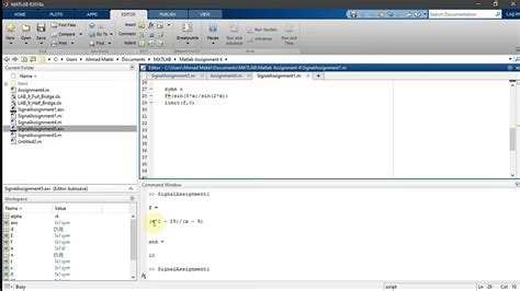 How To Take Limit In Matlab Taking Limit In Matlab Matlab For
