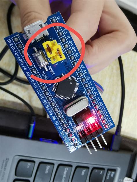 【嵌入式08】stm32f103c8t6寄存器方式借助面包板点亮led流水灯详解面包板连接stm32 Csdn博客