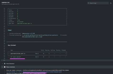 setup ci cd pipeline with github actions and docker image for cypress test case execution