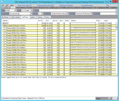 Net How To Group Thread Stacks In Perfiews Call Tree Stack Overflow