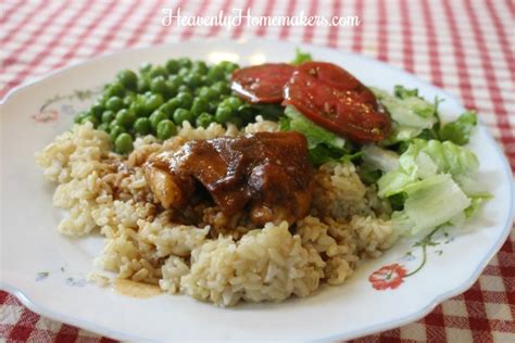 Simple Crock Pot Applesauce Bbq Chicken On A Simple Budget Heavenly