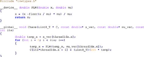 Parallel Chaotic System Implementation Chaoscu File Download Scientific Diagram