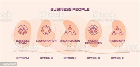 비즈니스 피플 관련 프로세스 인포그래픽 템플릿 프로세스 타임라인 차트 선형 아이콘이 있는 워크플로 레이아웃 0명에 대한 스톡 벡터 아트 및 기타 이미지 Istock