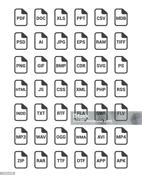 File Vector Icon Set Stock Illustration Download Image Now Applying