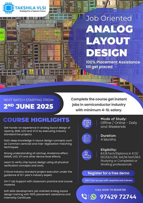 Takshila Takshila Vlsis Job Oriented Analog Layout Design Course