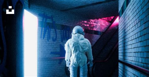우주복을 입고 복도를 걷고 있는 남자 사진 Unsplash의 무료 번역하다 이미지