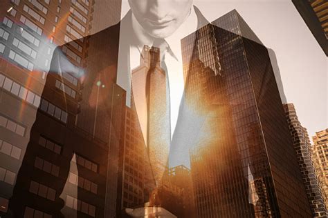 비전 경력 경로 리더십 사업 미래 성취 개념을 가진 도시에서 성공적인 사업가 개념에 대한 스톡 사진 및 기타 이미지 개념 거리 결정 Istock