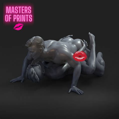 3d Printable Sex Nsfw Erotic Miniature 75 Mm Scale By Printpleasure