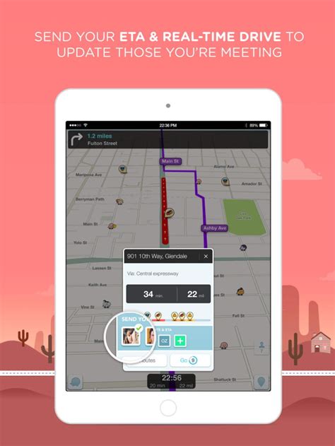 Waze Navigation App Gets Smoother Navigation Quicker Route Selection New Traffic Bar More