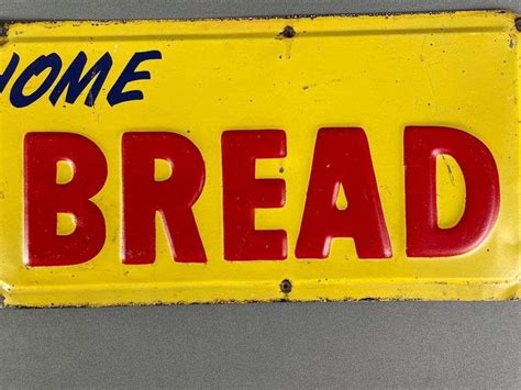 Vintage Kerns Bread Advertising Metal Sign Matthew Bullock Auctioneers