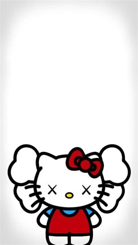 Kaws Hellokitty Kaws X Hello Kitty Wallpaper Hello Kitty Wallpaper Hd Walpaper Hello