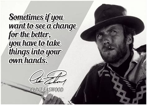 Clint Eastwood Motivational Quote Poster Inspirational Picture Posters Western
