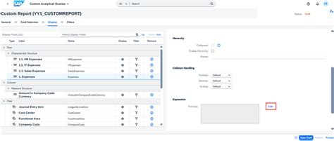 Custom Journal Entry Query By G L And Cost Center Sap Community