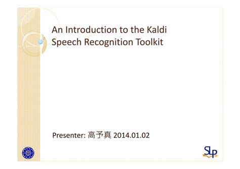 pdf an introduction to the kaldi speech recognition toolkitberlin