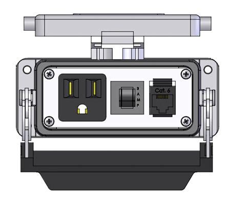 Mencom DP RJ R LS Panel Interface Connector Rj Interface Paneling
